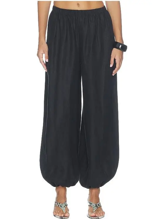 Faithfull The Brand Kortez Balloon Trousers - Black