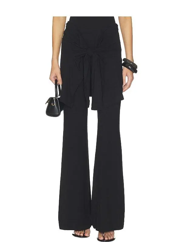 Beaufille Waist Tie Pant - Black