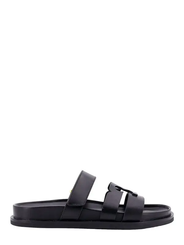 Tory Burch Ines Leather Sandals - Black