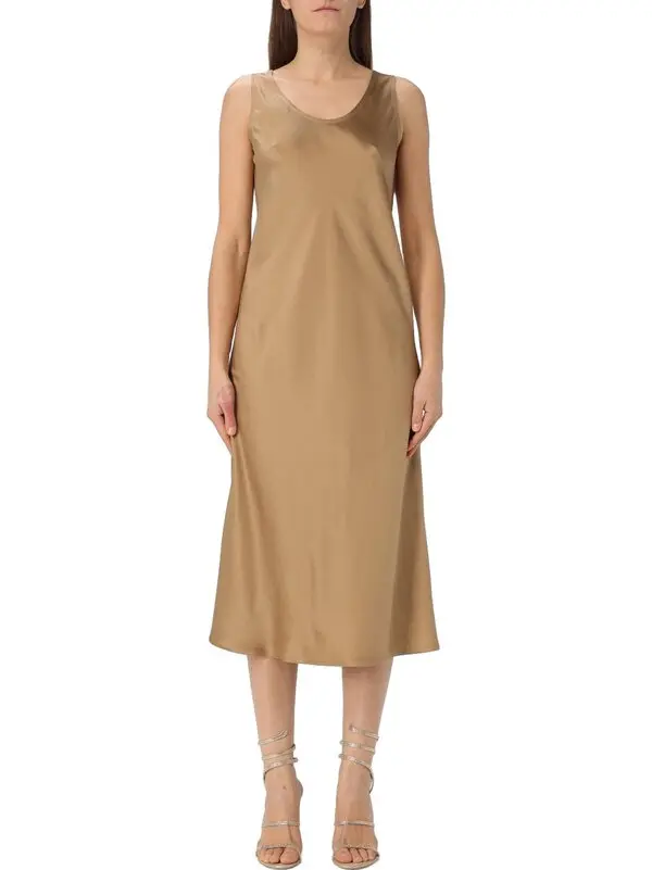 Max Mara Slip Midi Dress - Camel