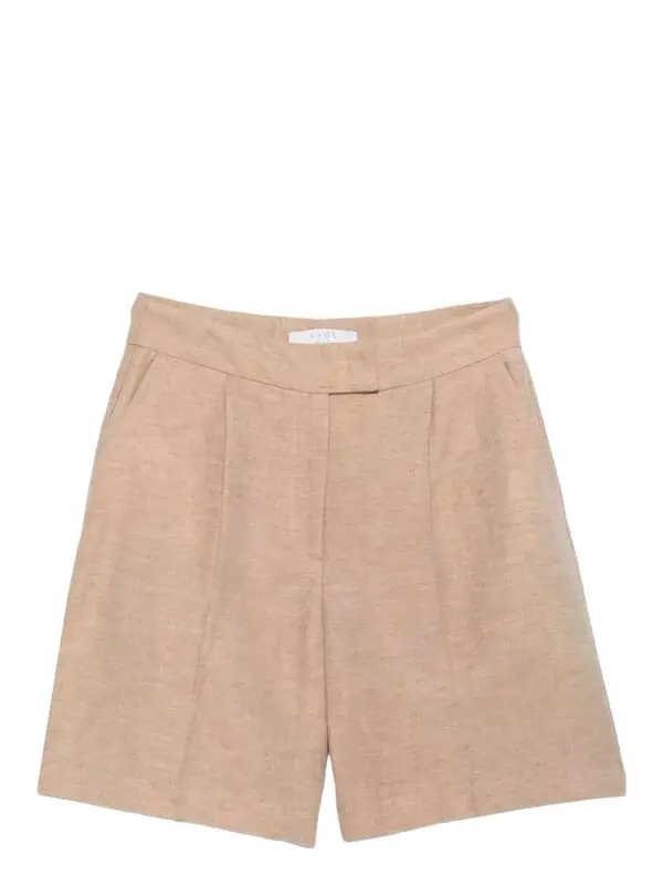 KAOS High-waisted Tailored Shorts - Neutrals