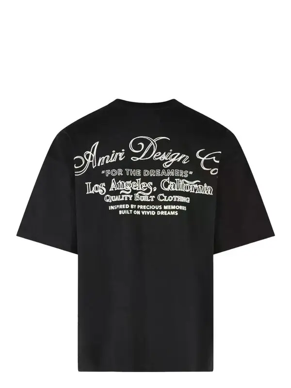 Amiri Dreamers Chain Cotton T-shirt - Black