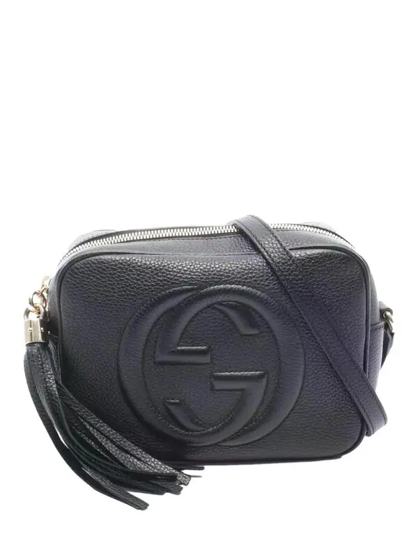 Gucci Calfskin Soho Disco Crossbody Bag - Black