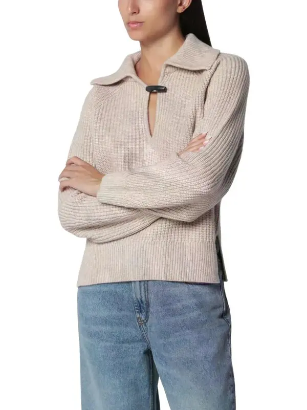 Isabel Marant Étoile Miranda Ribbed-knit Sweater - Neutrals