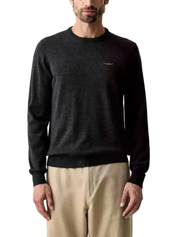 AERONAUTICA MILITARE Wool Sweater - Grey