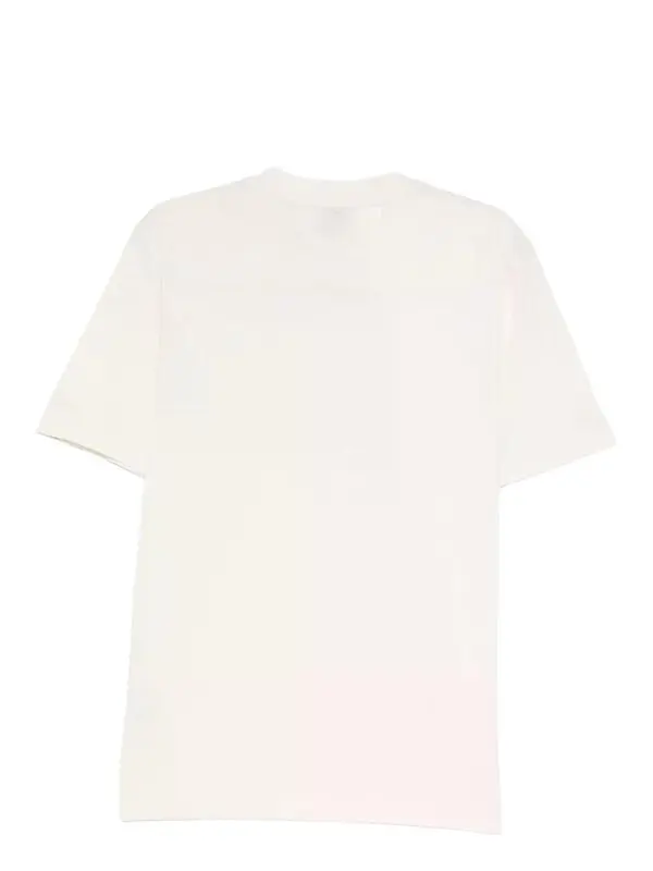 BOSS Logo-embroidered T-shirt - Neutrals