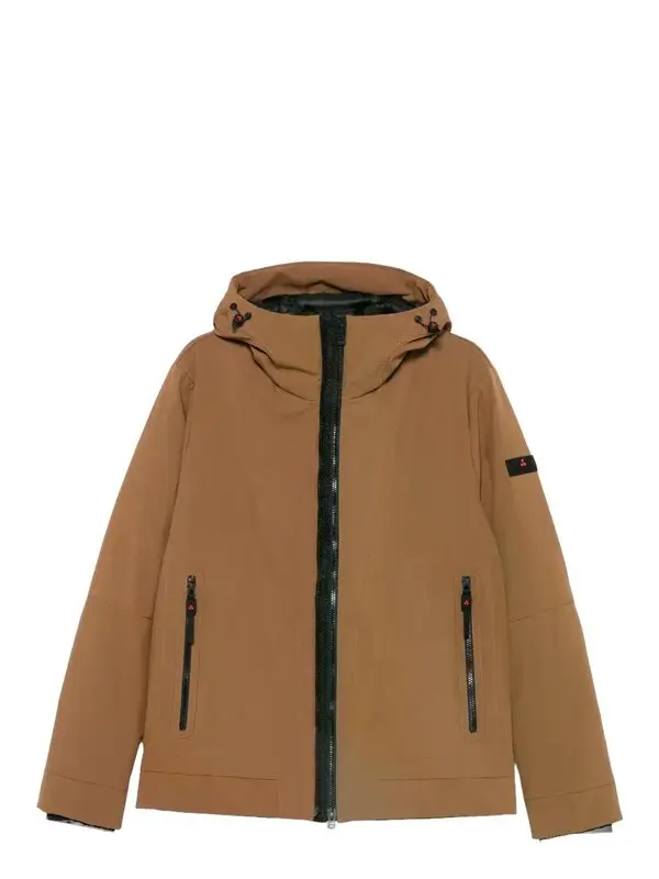 Peuterey Hooded Zip-up Jacket - Brown
