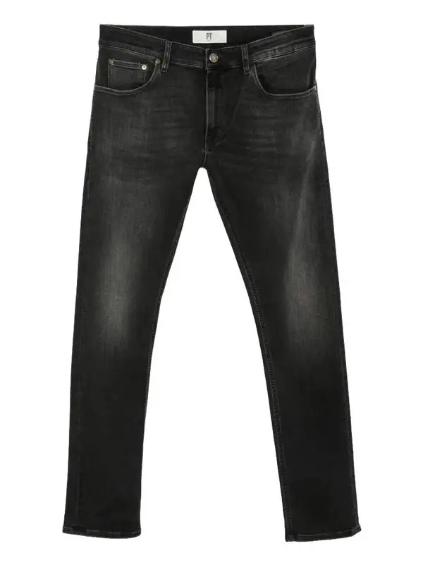 PT TORINO Faded-effect Jeans - Black