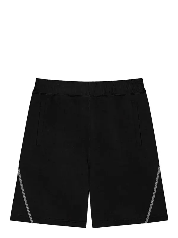 Givenchy Couture Seam Bermuda Shorts In Fleece - Black