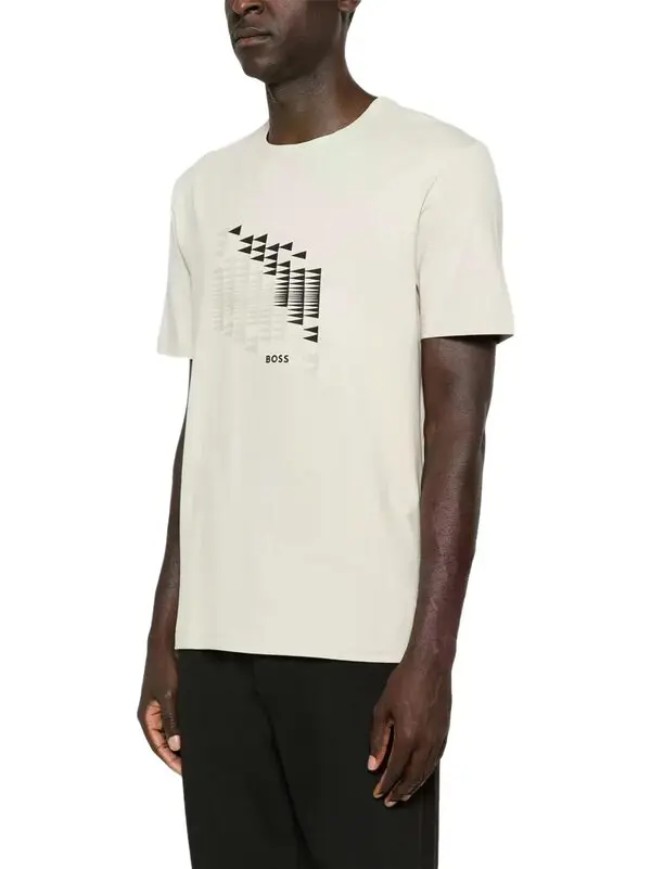 BOSS Graphic-print T-shirt - Neutrals