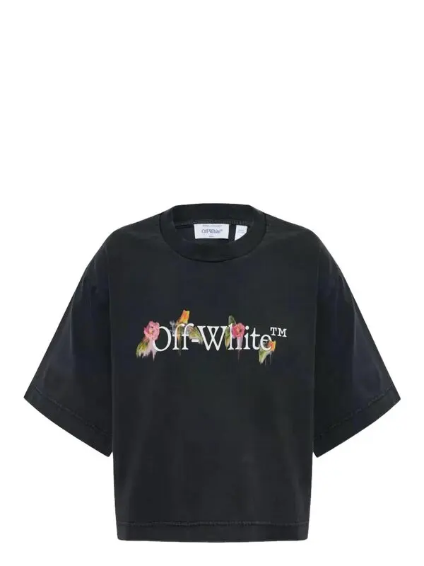 Off-White Logo-print T-shirt - Grey