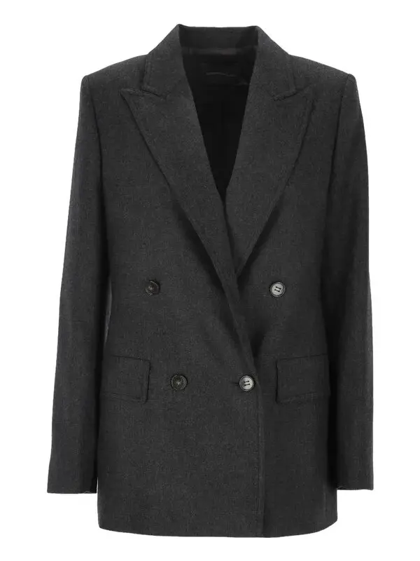 Lorena Antoniazzi Double-breasted Blazer - Grey