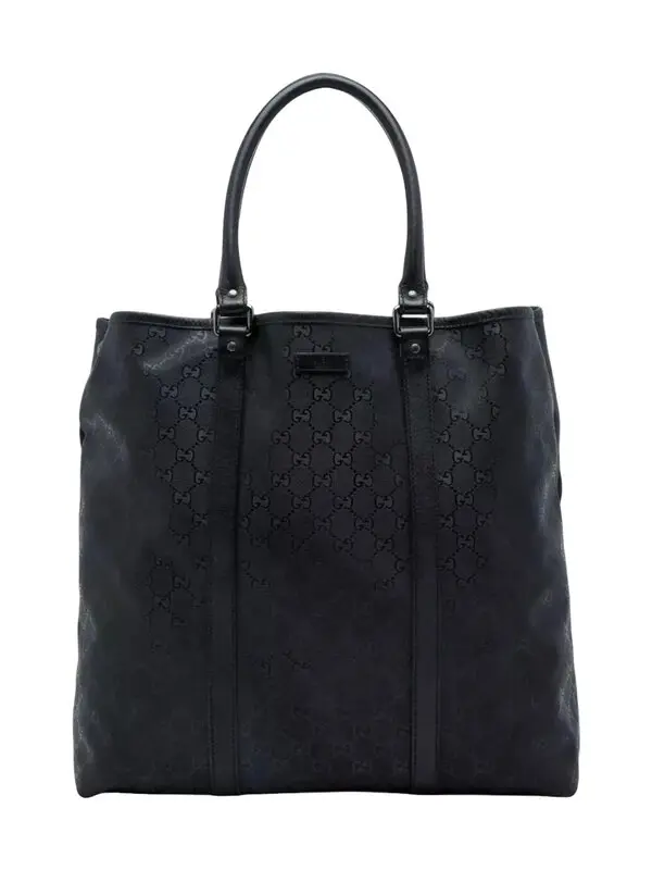 Gucci Gg Imprime Joy Vertical Tote Bag - Black