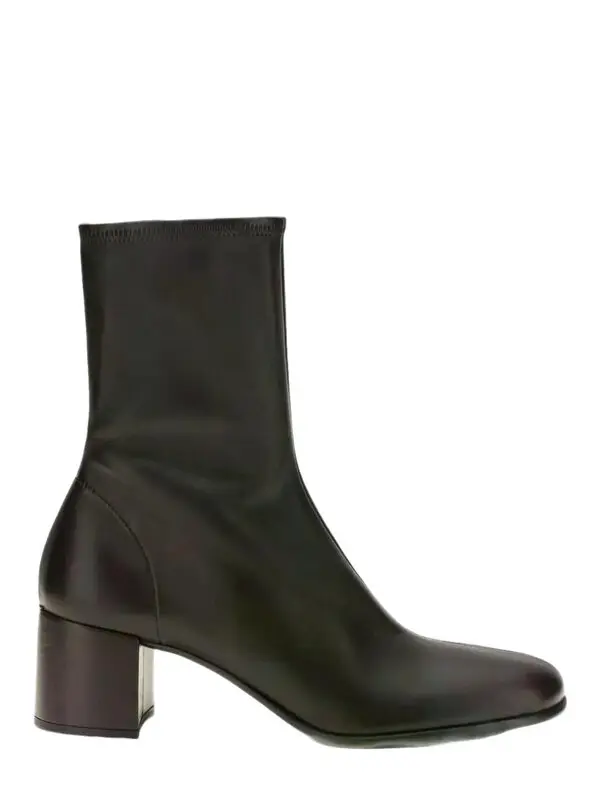Prada Stretch Nappa Leather Booties - Black