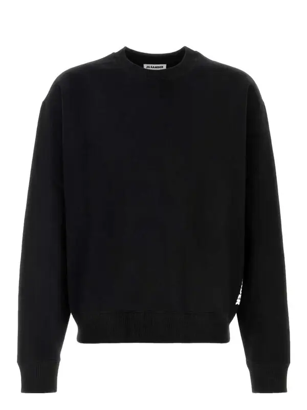 JIL SANDER Crew-neck Sweatshirt - Black