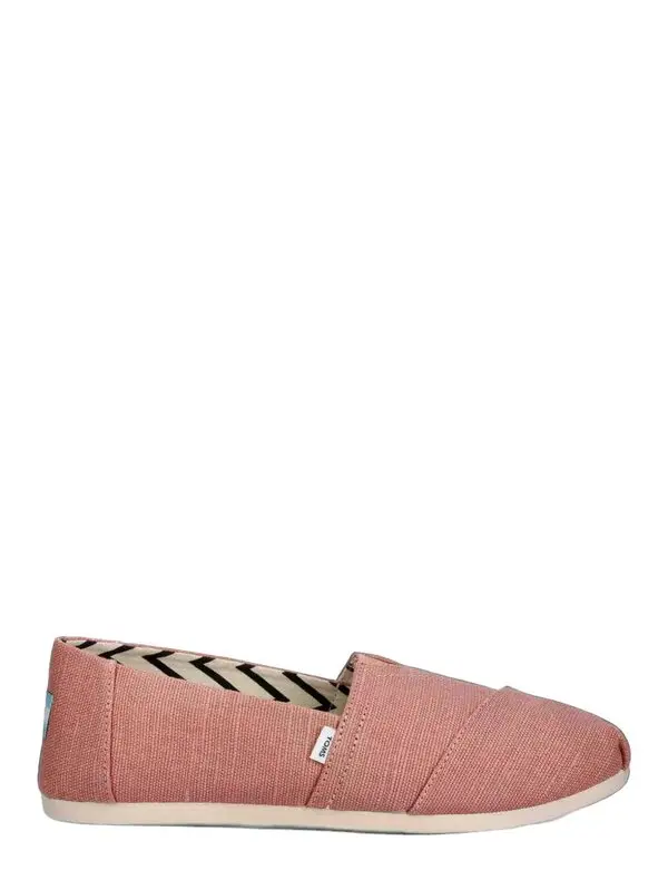 Toms Canvas Slip-on Ballerina Flats - Pink