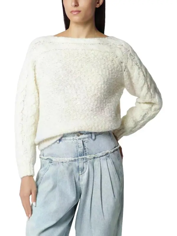 Isabel Marant Étoile Ponara Wool Sweater - Neutrals
