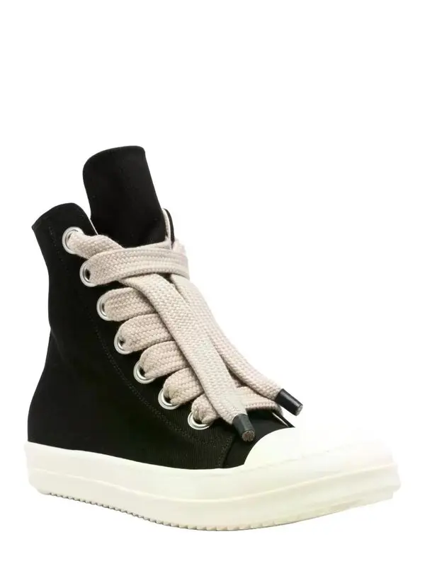 Rick Owens Jumbolace High-top Lace-up Sneakers - Black