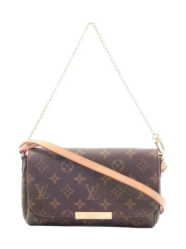LOUIS VUITTON Monogram Favorite Pm Satchel - Brown