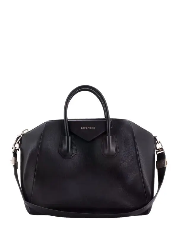 Givenchy Antigona Bag Leather Medium Satchel - Black