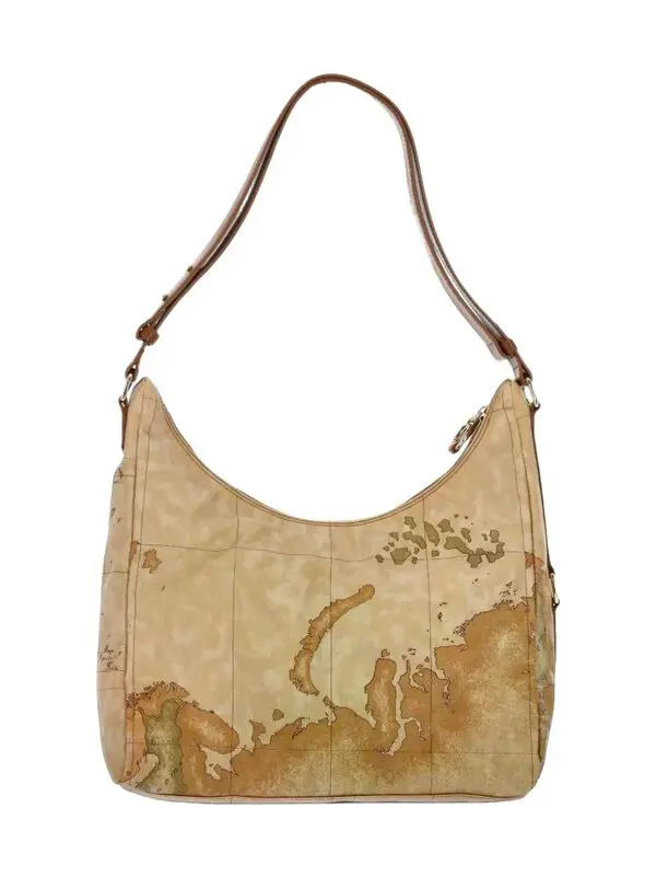 ALVIERO MARTINI 1° CLASSE Geo Classic Shoulder Bag - Neutrals