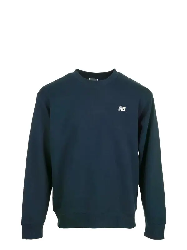 NEW BALANCE Logo-embroidered Sweatshirt - Blue