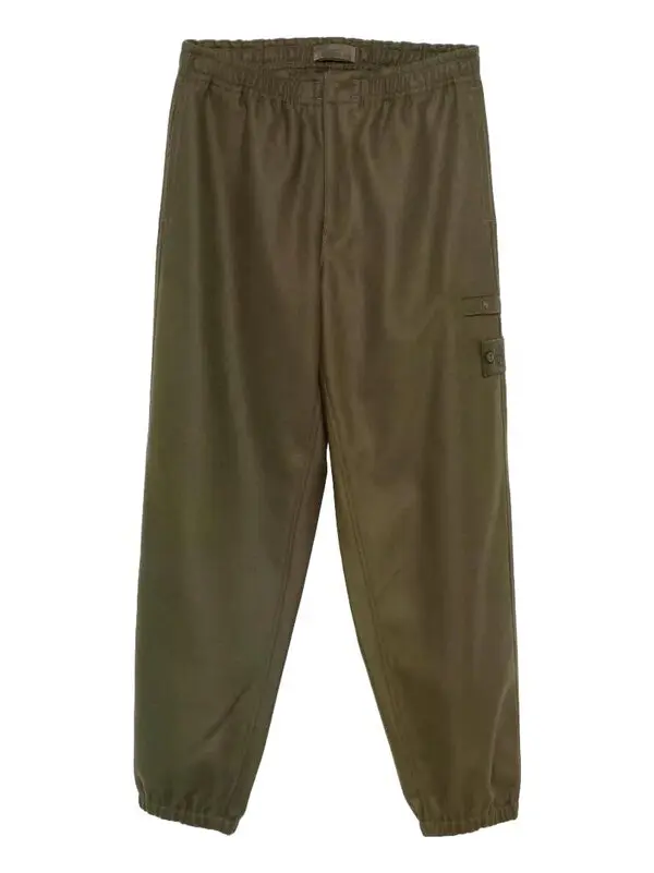Stone Island Logo-patch Track Pants - Green