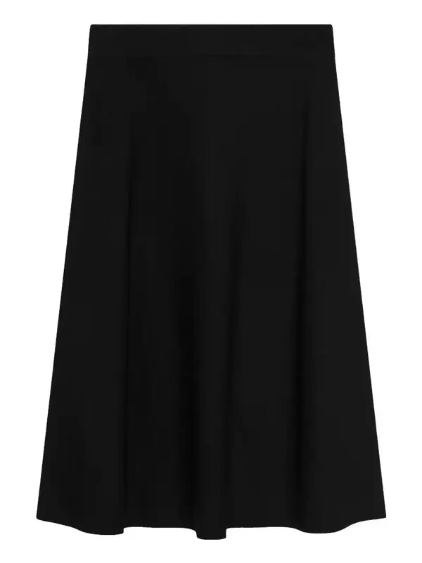 Max Mara Viscose Yarn Skirt - Black