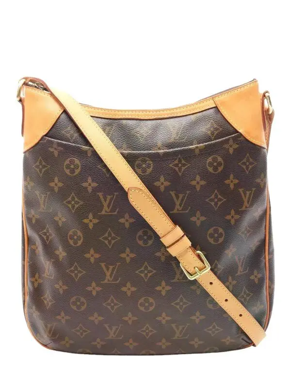 LOUIS VUITTON Monogram Odeon Mm Crossbody Bag - Brown