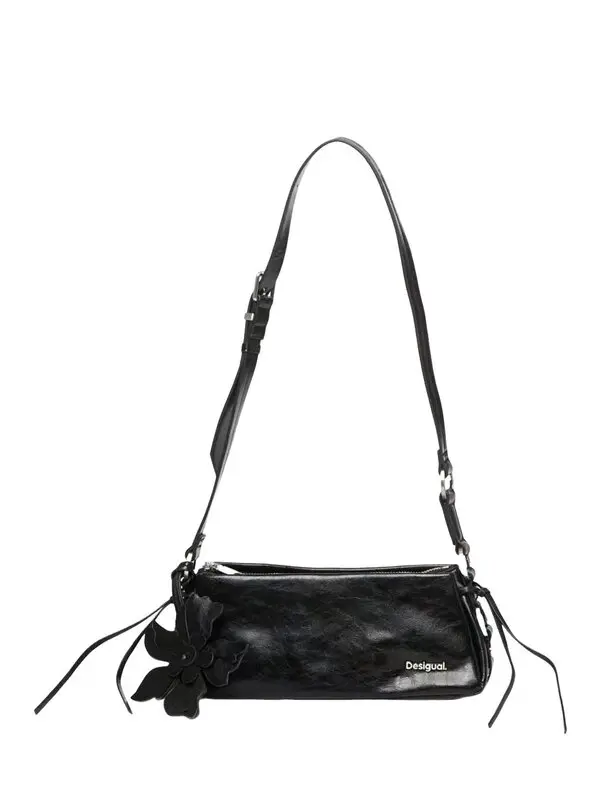 Desigual Floral-charm Tote Bag - Black