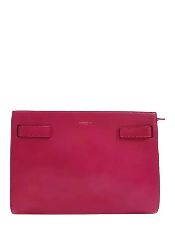 Saint Laurent Sac De Jour Clutch Bag - Pink