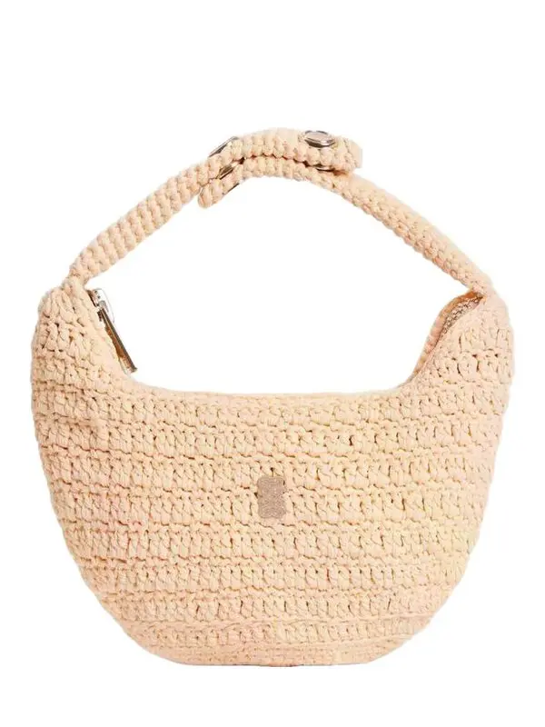 Sandro Crochet Small Accessory - Neutrals
