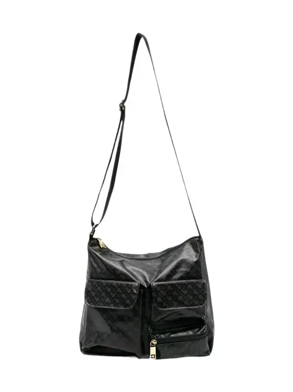 GHERARDINI Monogram Shoulder Bag - Black