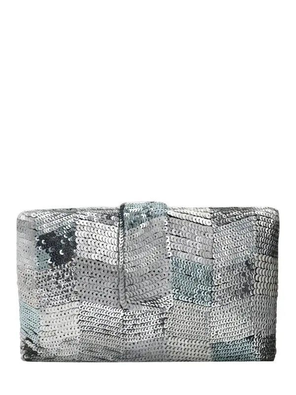 SIMITRI Zigzag Clutch - Silver