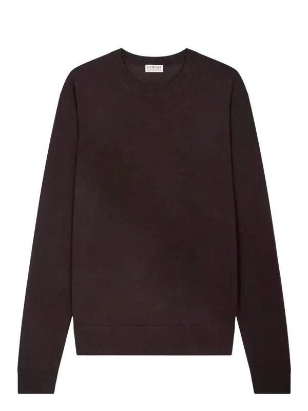 FURSAC Fine-knit Sweater - Brown