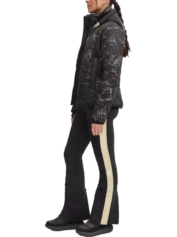SPORTALM Graphic-print Hooded Jacket - Black