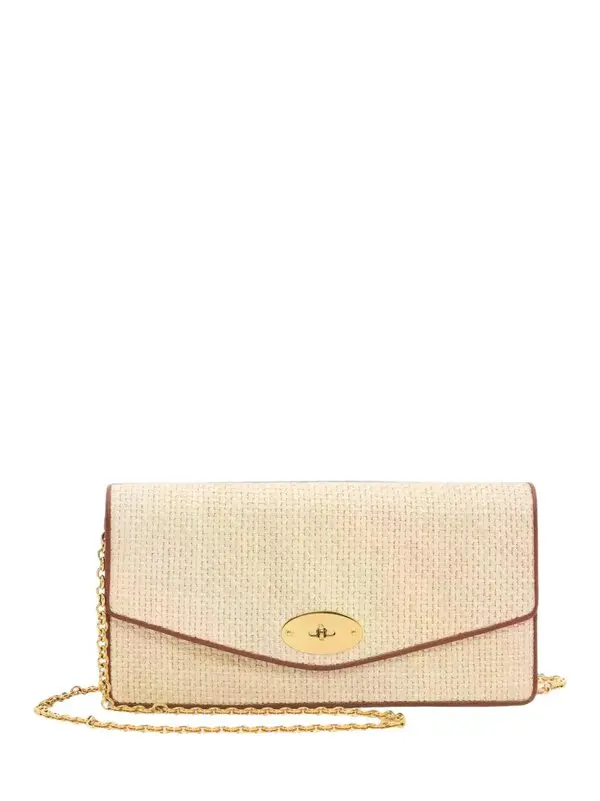 Mulberry Postman's Lock Woven Clutch Bag - Neutrals