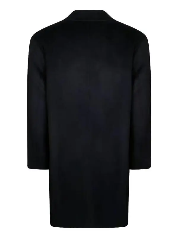 AMARANTO Oversized Single-breasted Coat - Black