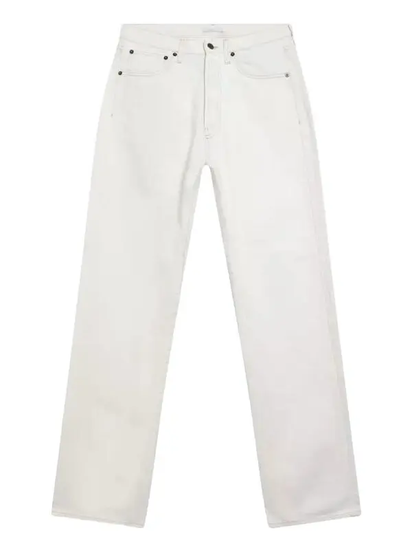 Prada Old-denim Five-pocket Jeans - White