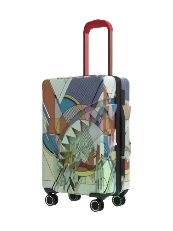 SPRAYGROUND X Frank Lloyd Wright Frozen Spheres Carry-on Luggage - White