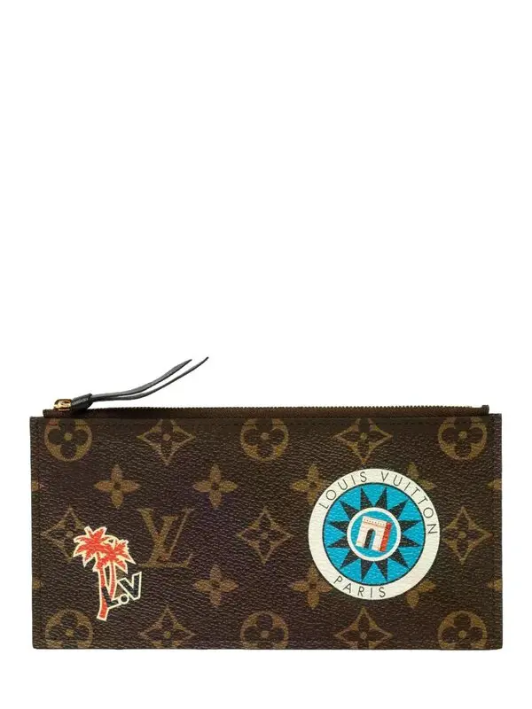 LOUIS VUITTON 2015-2026 Monogram World Tour Felicie Insert Zip Pouch - Brown