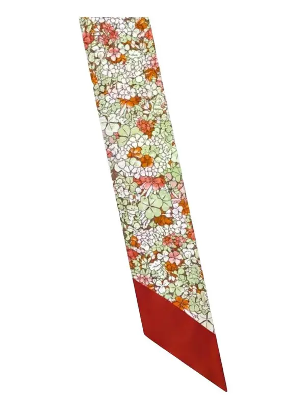 Longchamp Frise Fleurie Headband - Neutrals