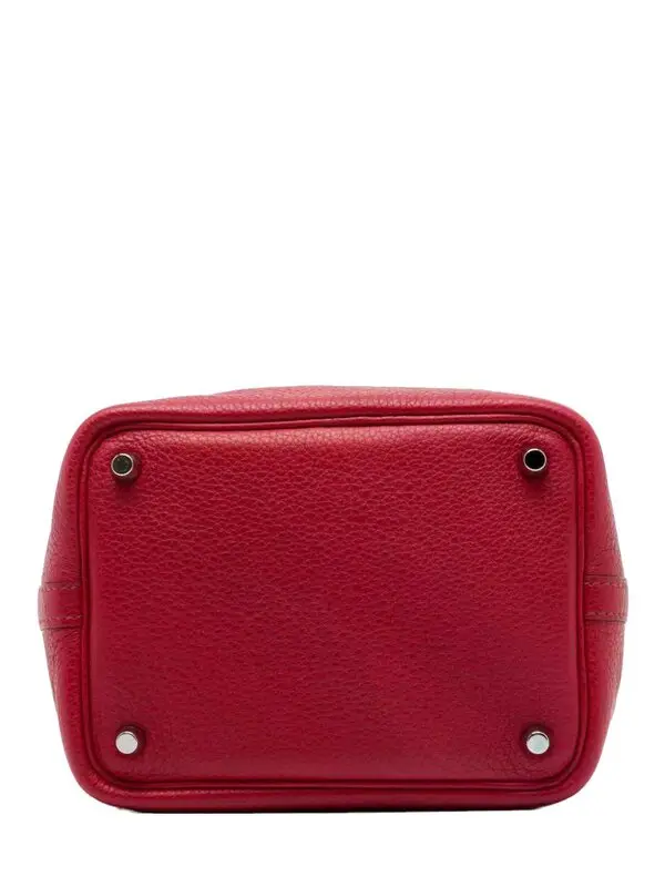 Hermès Clemence Picotin Lock Handbag - Red