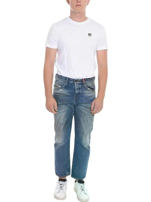 DIESEL® Distressed 2020 Jeans D-viker With Délavé Effect - Blue