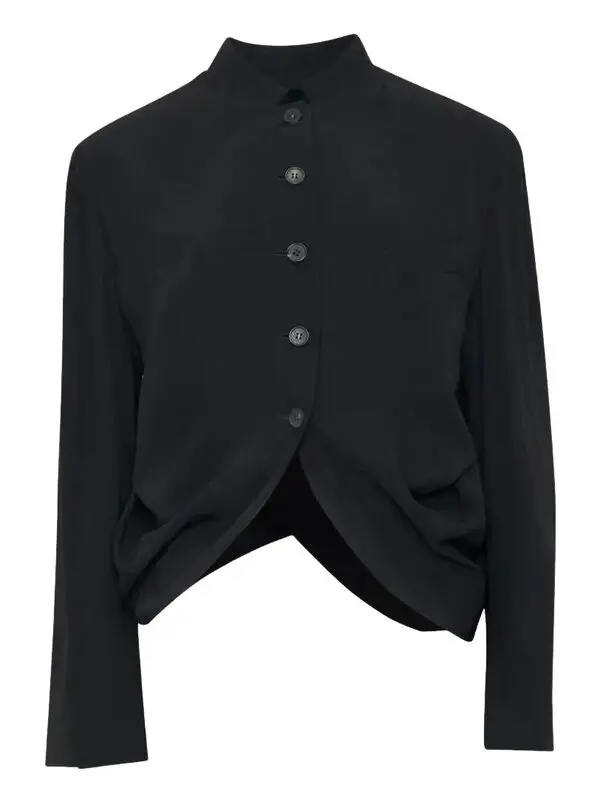 LITKOVSKA Deconstructed Cropped Jacket - Black