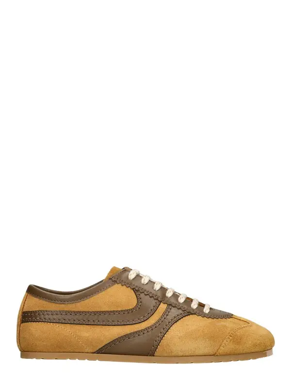 Dries Van Noten Suede Dustin Sneakers - Green
