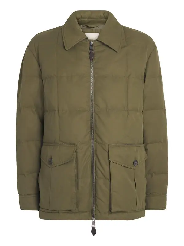 Purdey Cotton-blend Snowden Quilted Jacket - Green