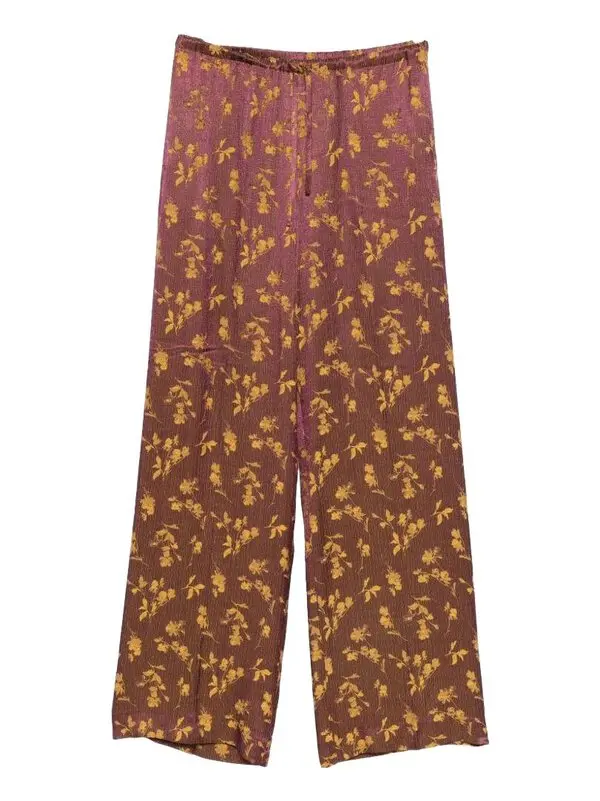 Dries Van Noten Puvis Straight Trousers - Brown