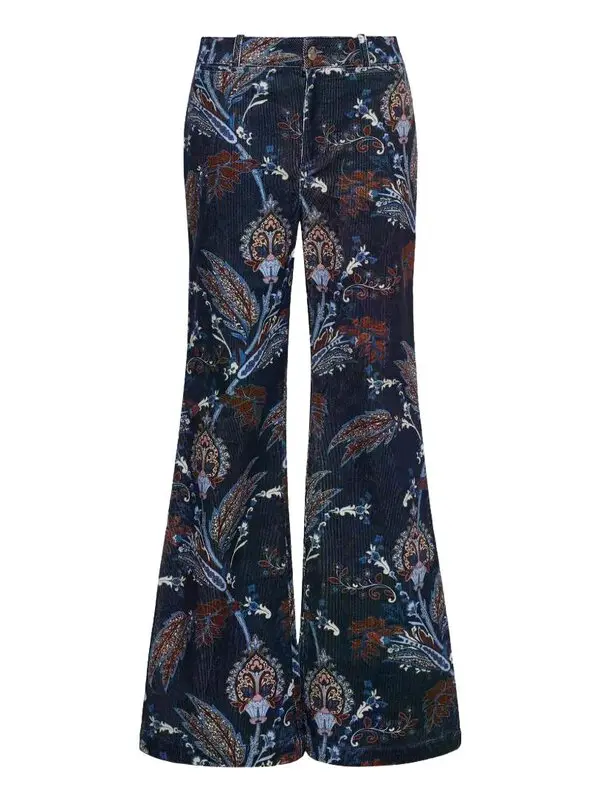 Cara Cara Annie Paisley-print Trousers - Blue