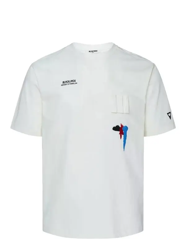 BLACKJACK Graphic-print T-shirt - Neutrals